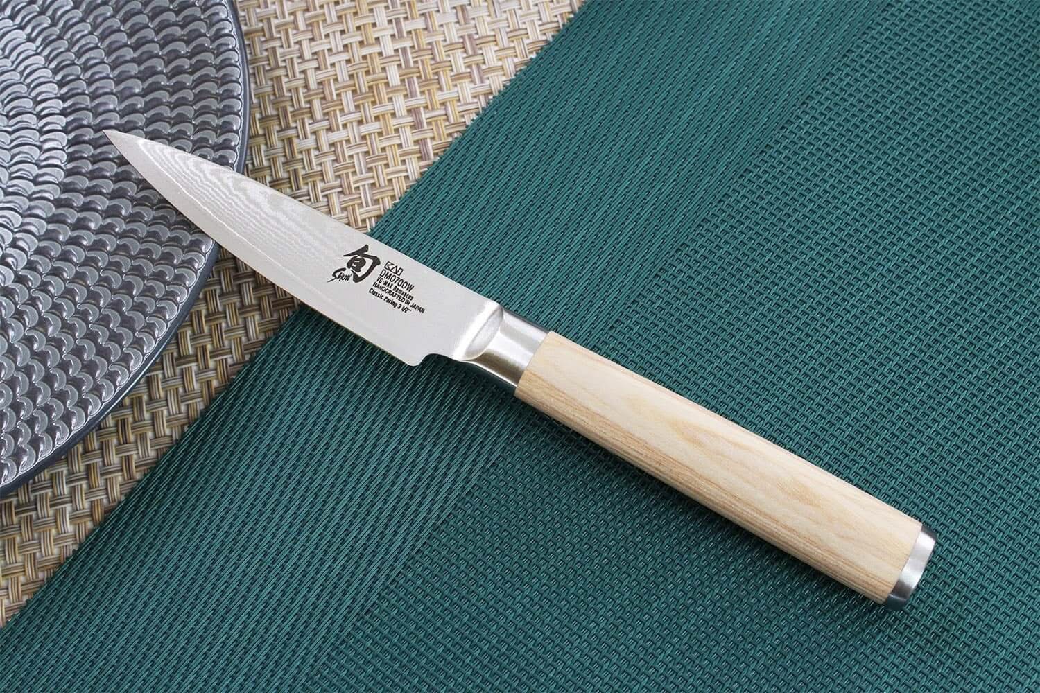 Japanese Knife of Office Kai DM-0700W ( DM0700W ) Shun Classic White 10 cm blade – Coutellerie ...